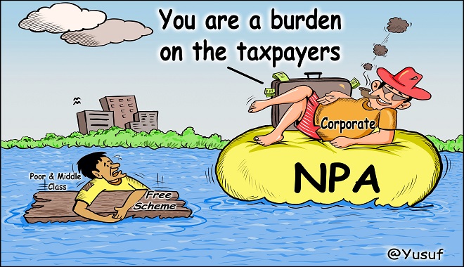 Middle class and NPA - Cartoon Mirror